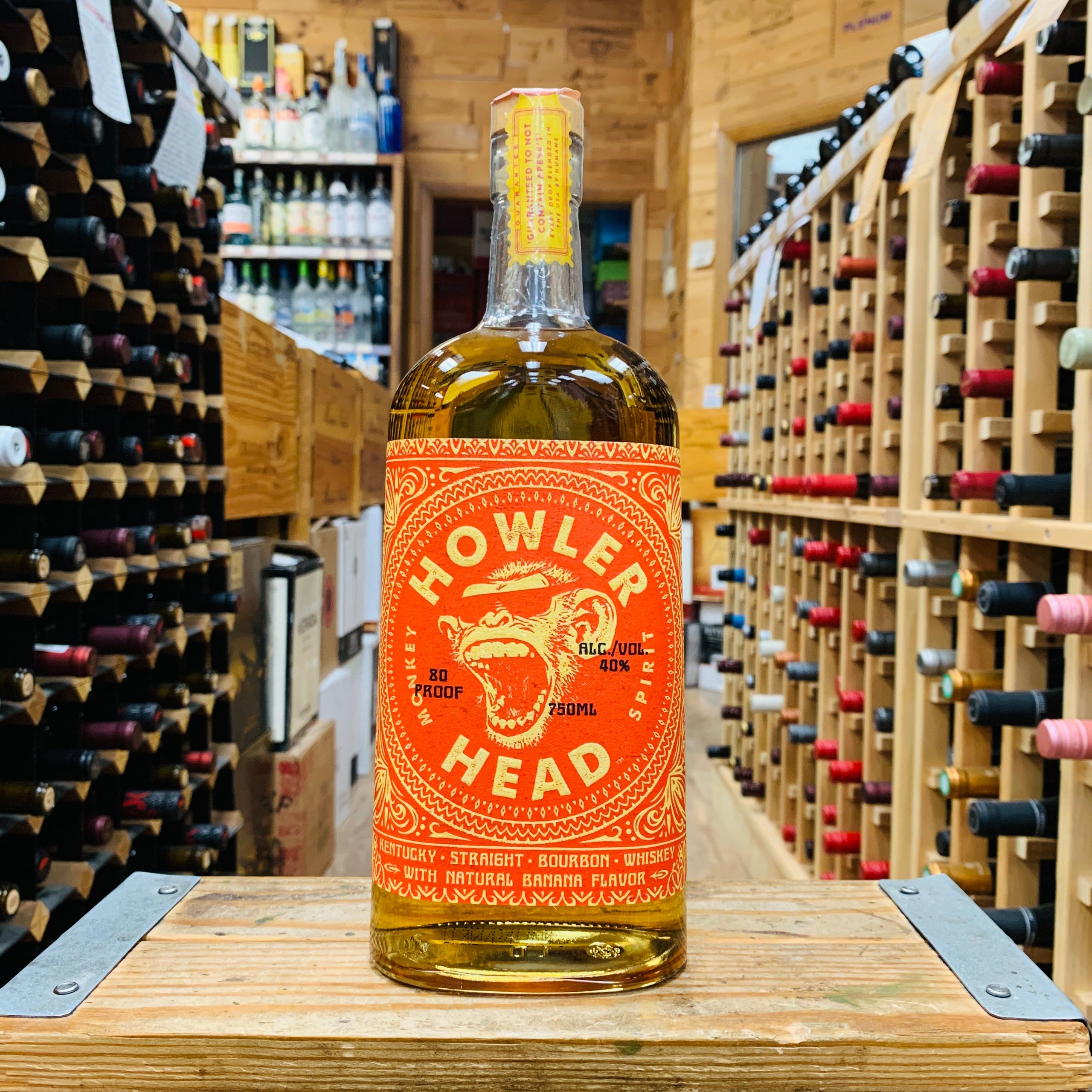 Howler Head Banana Flavor Straight Bourbon Whiskey 750ml | Cornwall ...