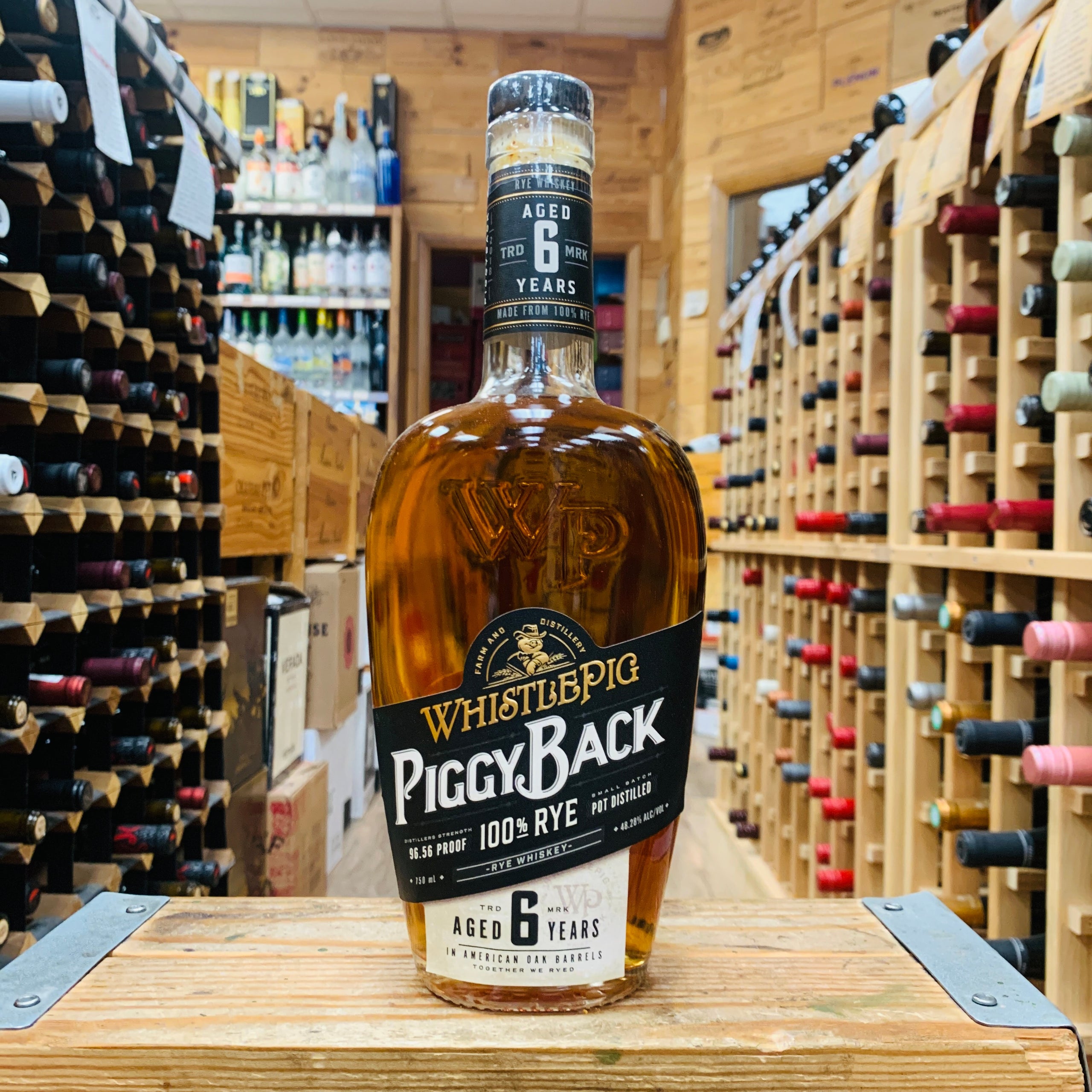 WhistlePig 6 Years Piggy Back Bourbon Whiskey 750ml | Cornwall Wines & Spirits.