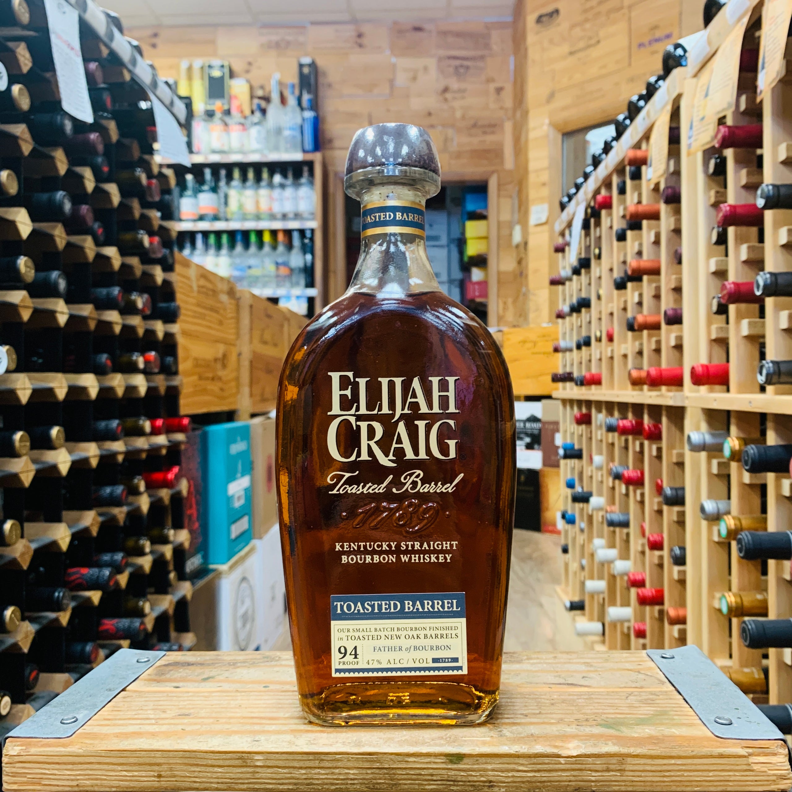 Elijah Craig Toasted Barrel Bourbon Whiskey 750ml | Cornwall Wines ...